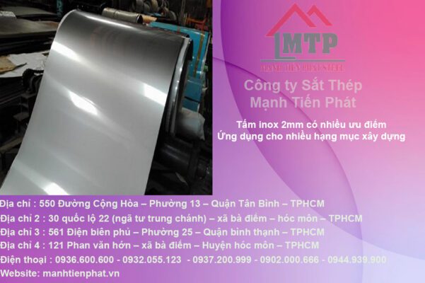 Bảng Báo Giá Tấm Inox 2mm ™ Năm 2024