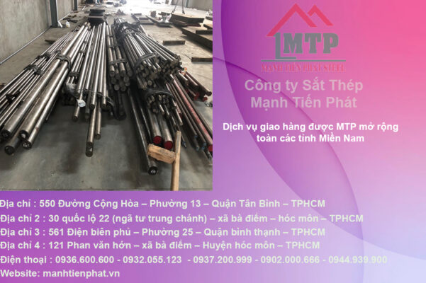 Bảng báo giá thép S45C, S50C, S55C, SKD11, SKD61, SUJ, 2083 láp tròn SCM440, CT45, CT50, CT55 ...