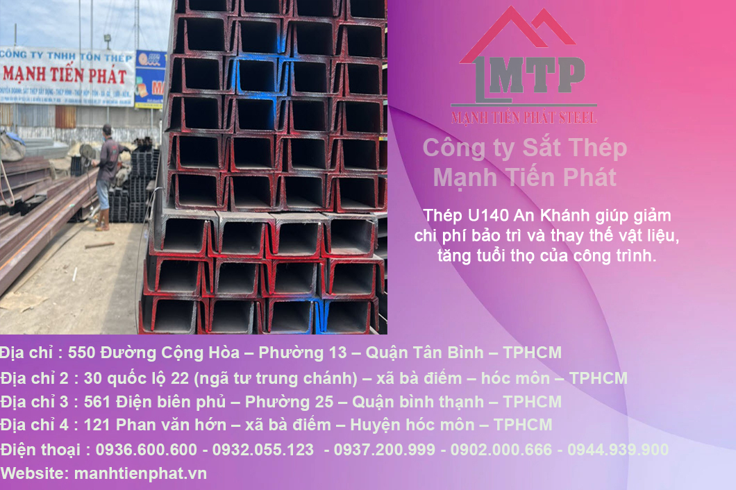 Bảng Báo Giá Thép Hình U140 An Khánh AKS Tại Bình Phước ™ Năm 2025